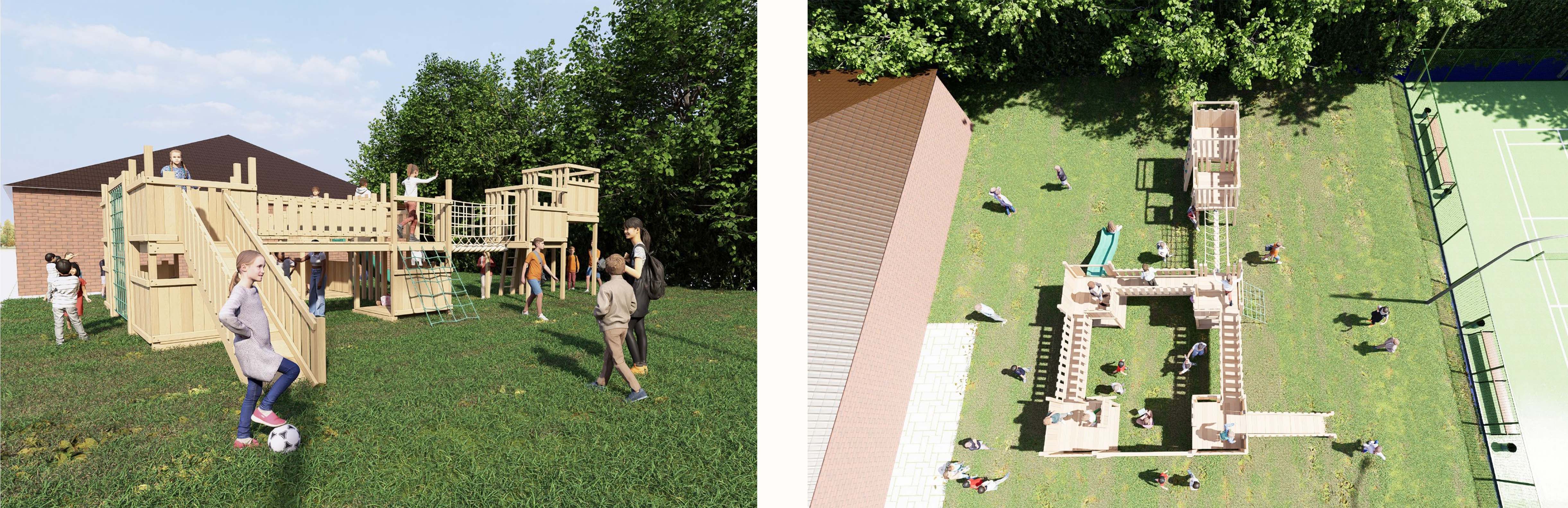 Elemore Hall School | Home Front Outdoor Play