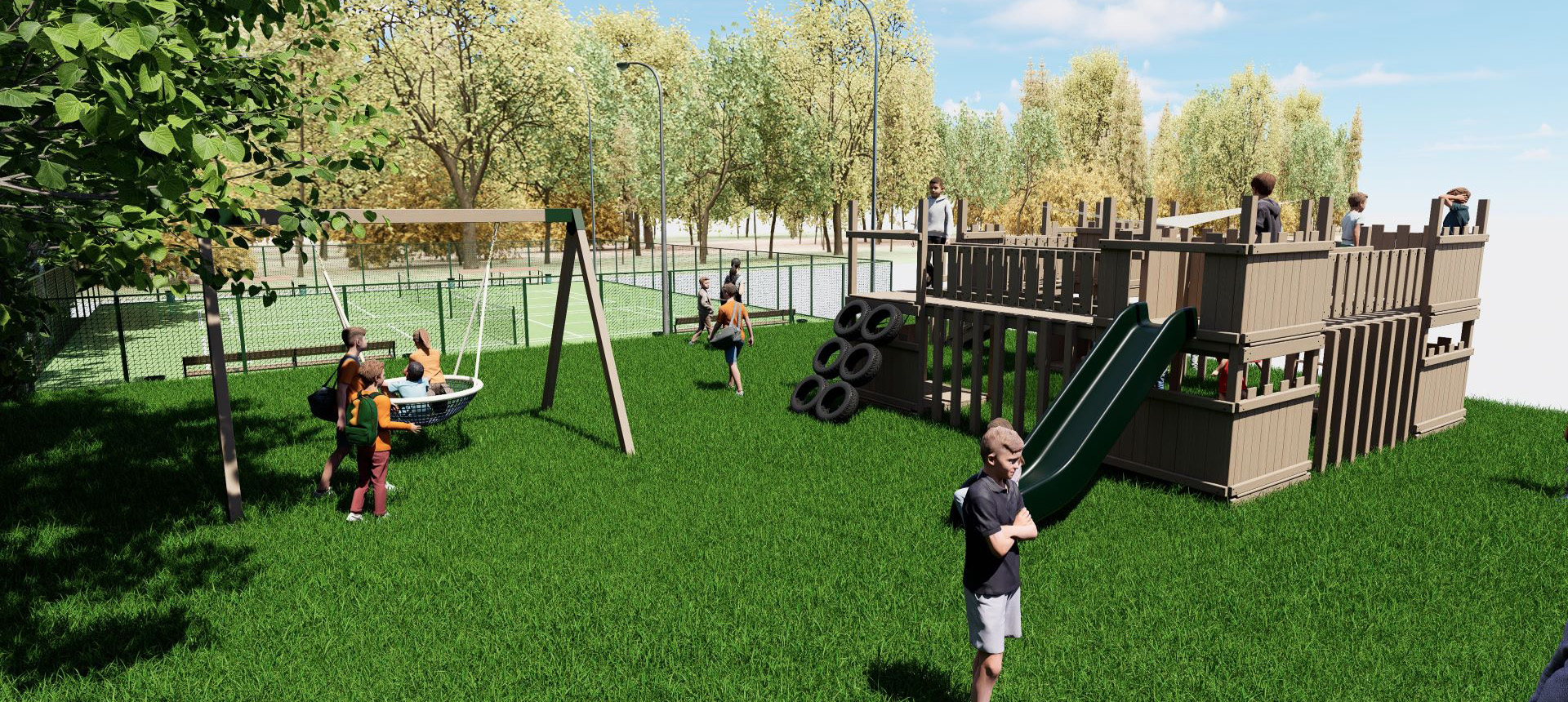 Elemore Hall School | Home Front Outdoor Play